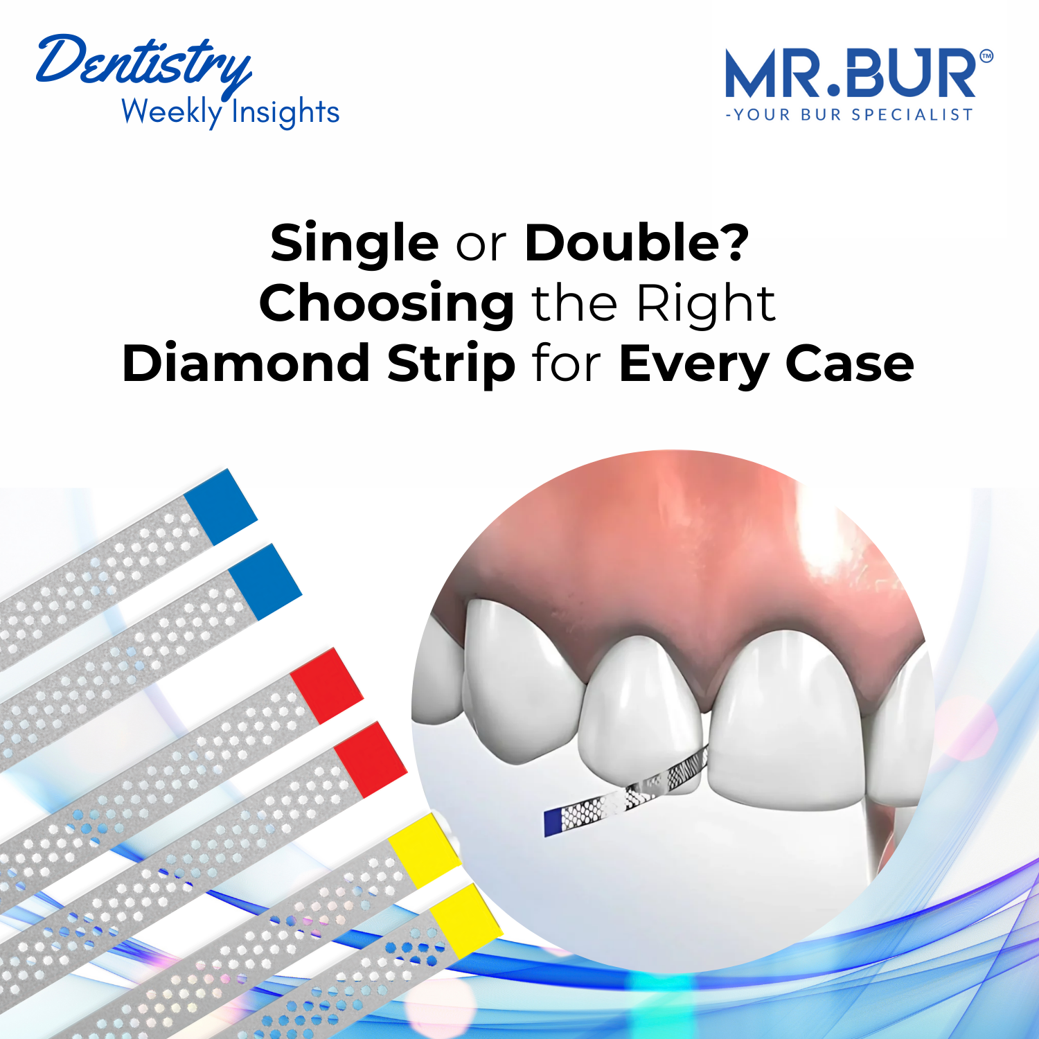 Single or Double? Choosing the Right Diamond Strip for Every Case – Mr Bur