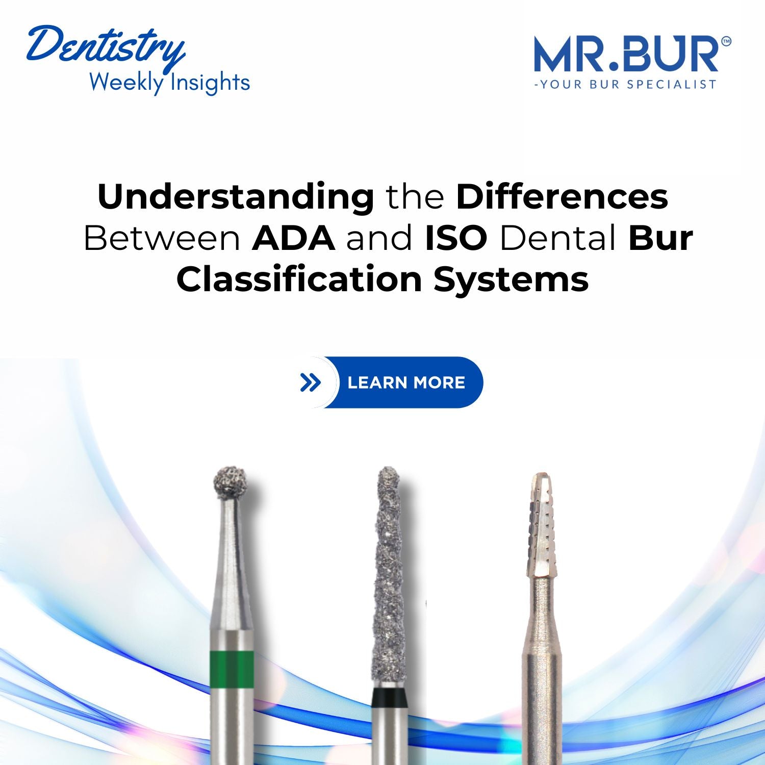 ADA vs. ISO Dental Bur Classification: Key Differences Explained – Mr Bur