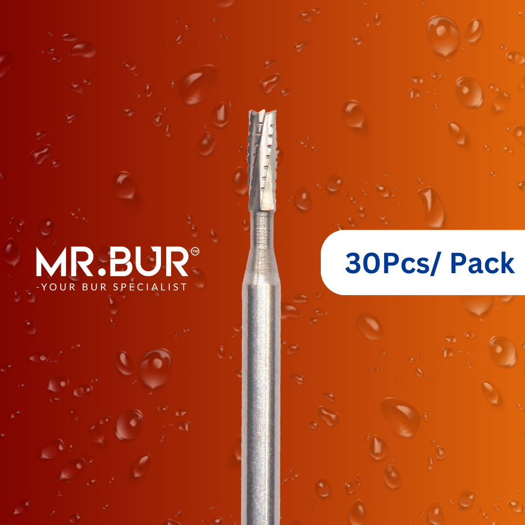 Best Cylinder Carbide Bur (Cross Cut) 30pcs | MR. BUR – Mr Bur