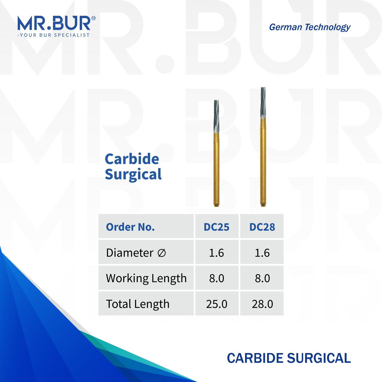 Surgical Carbide Dental Bur FG | MR. BUR – Mr Bur