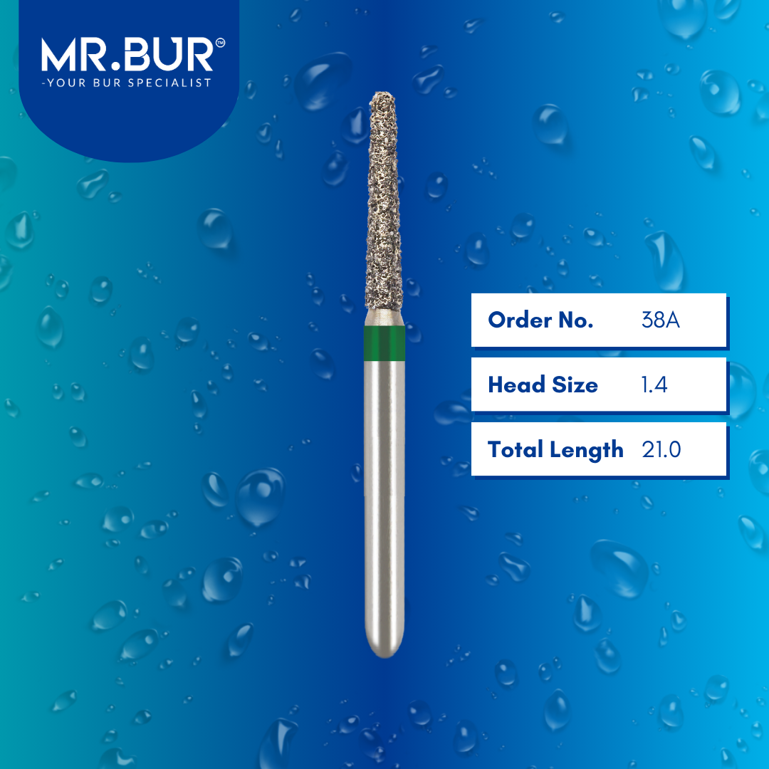 Taper Round End Coarse chamfer Diamond Bur FG | MR. BUR – Mr Bur