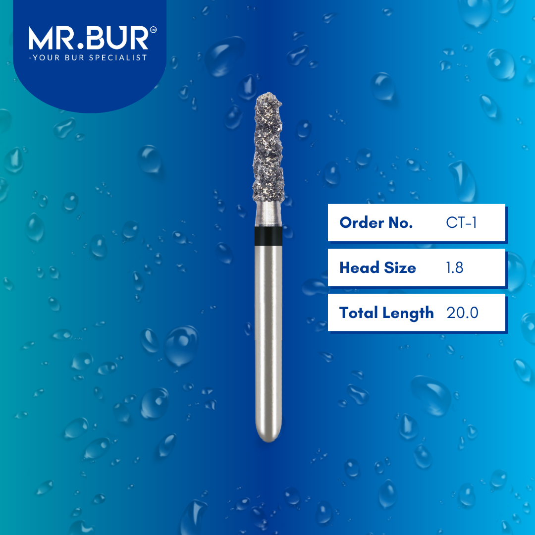 Hybrid Spiral Diamond Bur FG designed for Crown Cutting 30pcs | MR. BUR ...