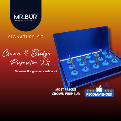 Best Crown & Bridge Preparation Kit FG for Crown Preparations – Mr Bur