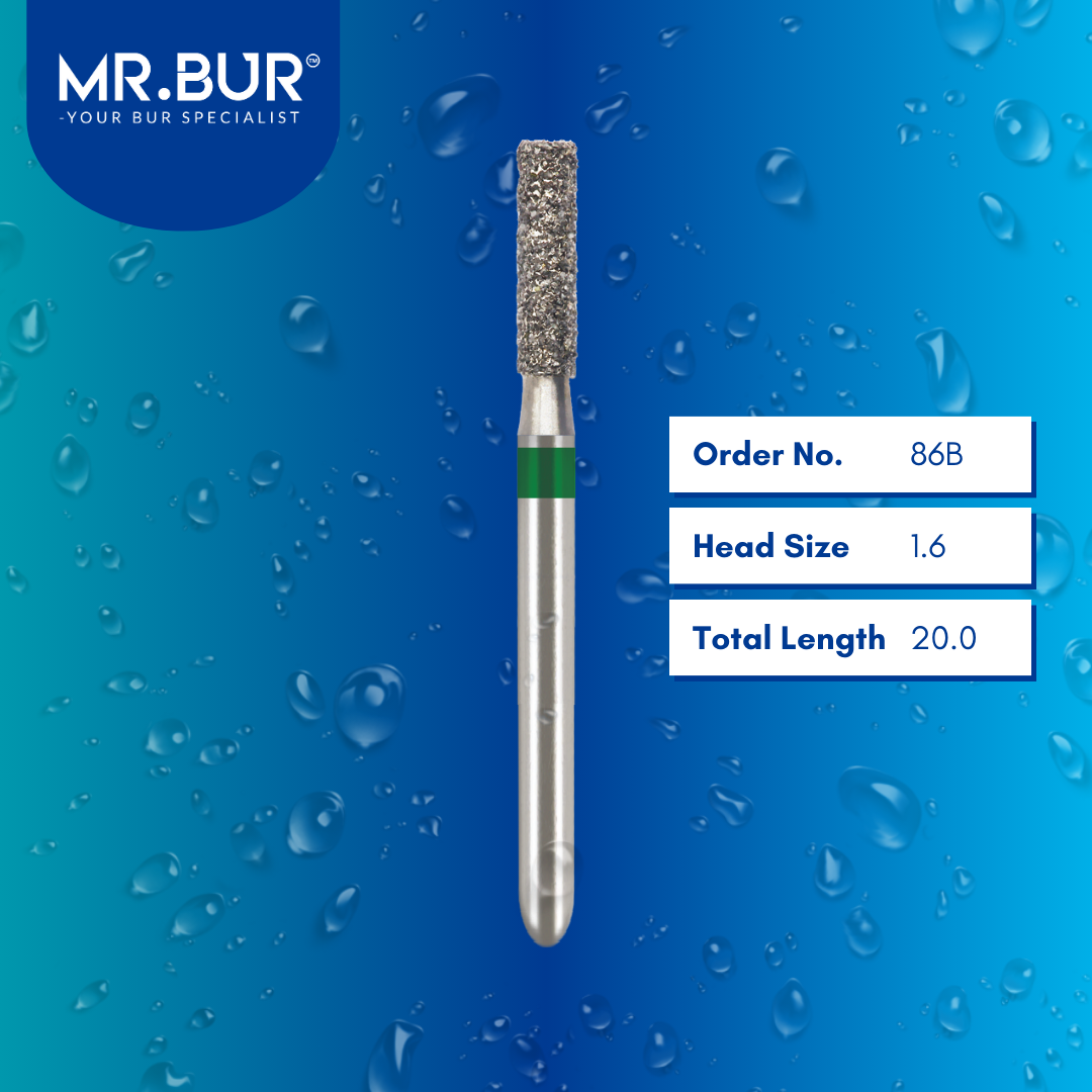 The Best Cylinder Flat End Coarse Diamond Bur FG | MR. BUR – Mr Bur