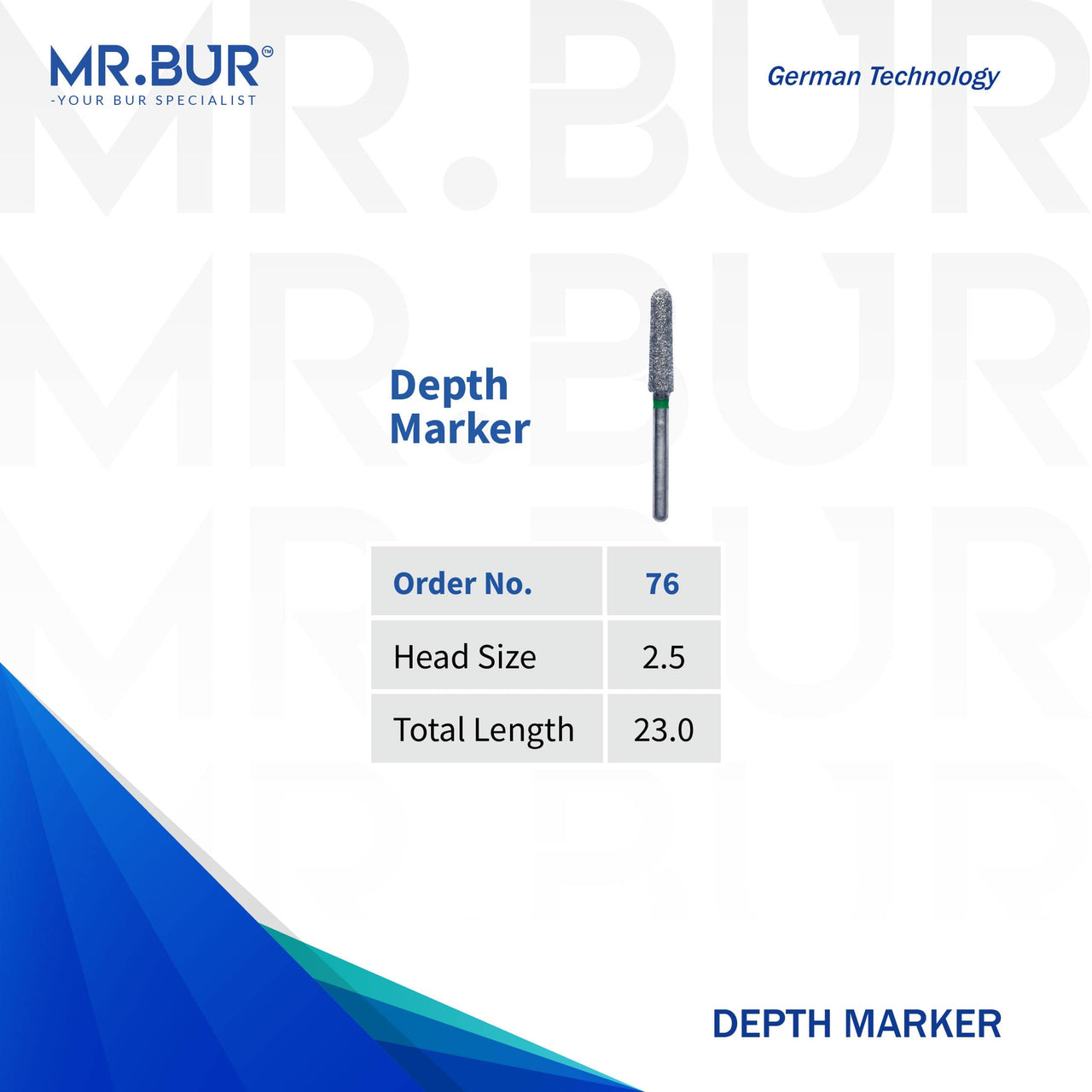 The Best Depth Marker Diamond Bur FG | MR. BUR – Mr Bur