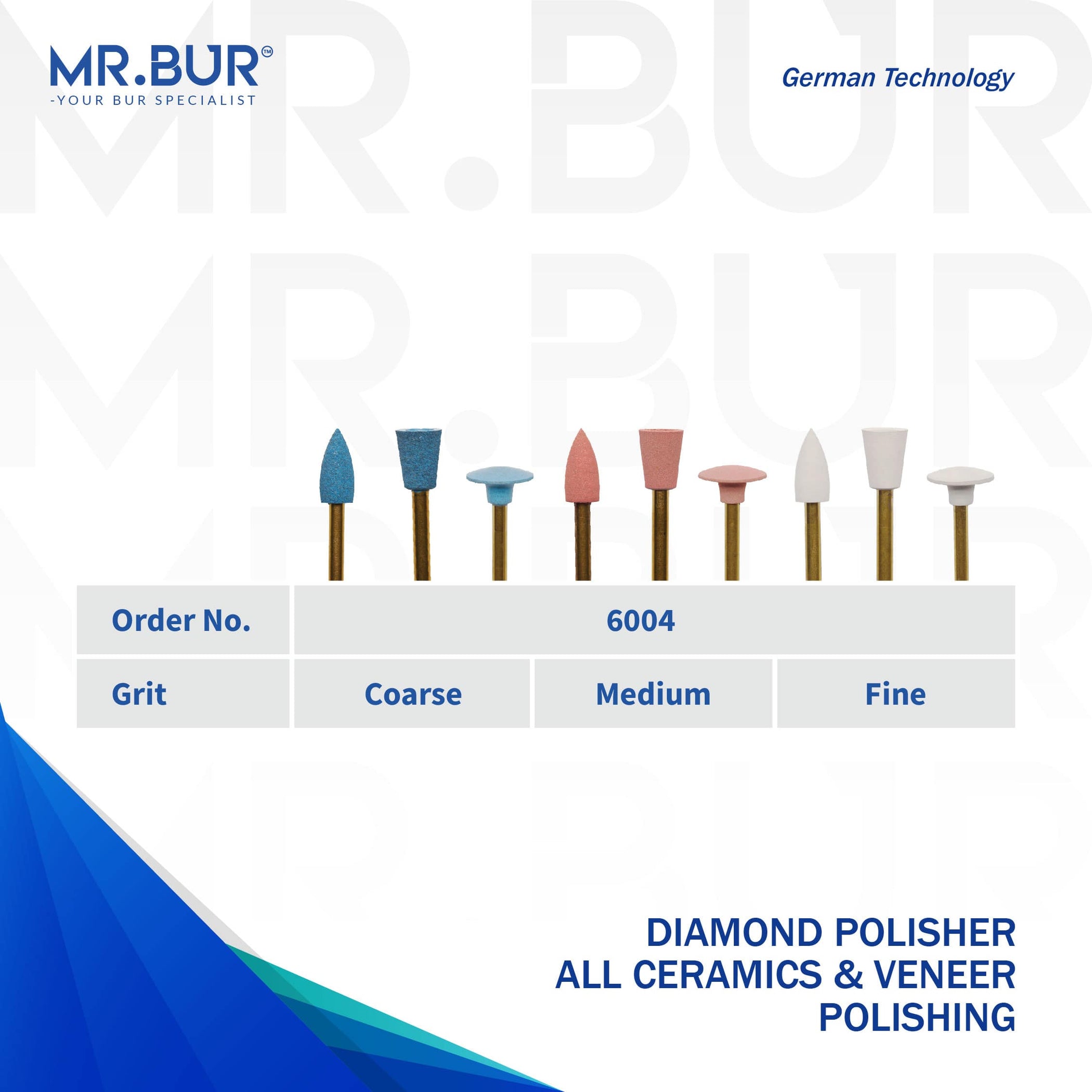 The Best All Ceramics and Veneer Polishing Diamond Polisher | MR. BUR ...