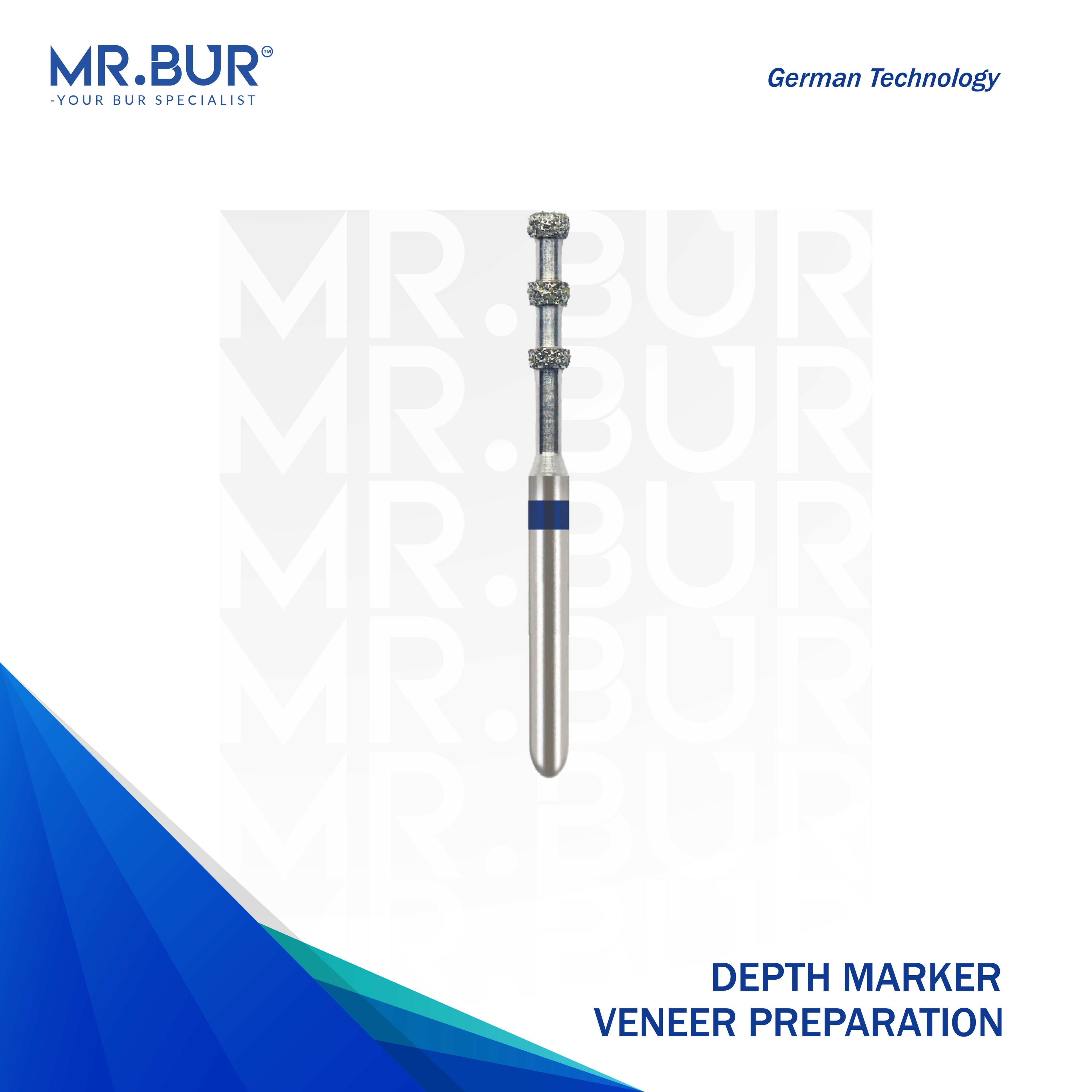 The Best Depth Marker Veneer Preparation Diamond Bur FG | MR. BUR – Mr Bur