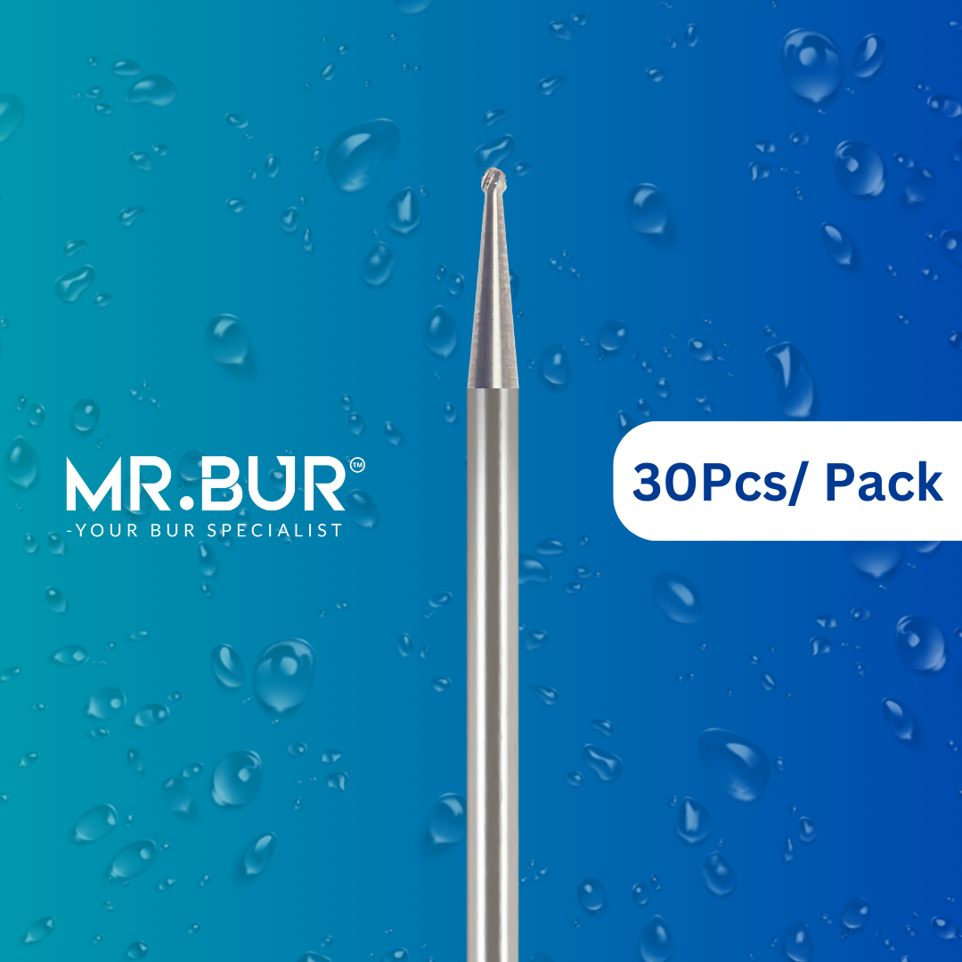 MOS Oral Surgical Round Carbide Bur HP 30pcs | MR. BUR – Mr Bur