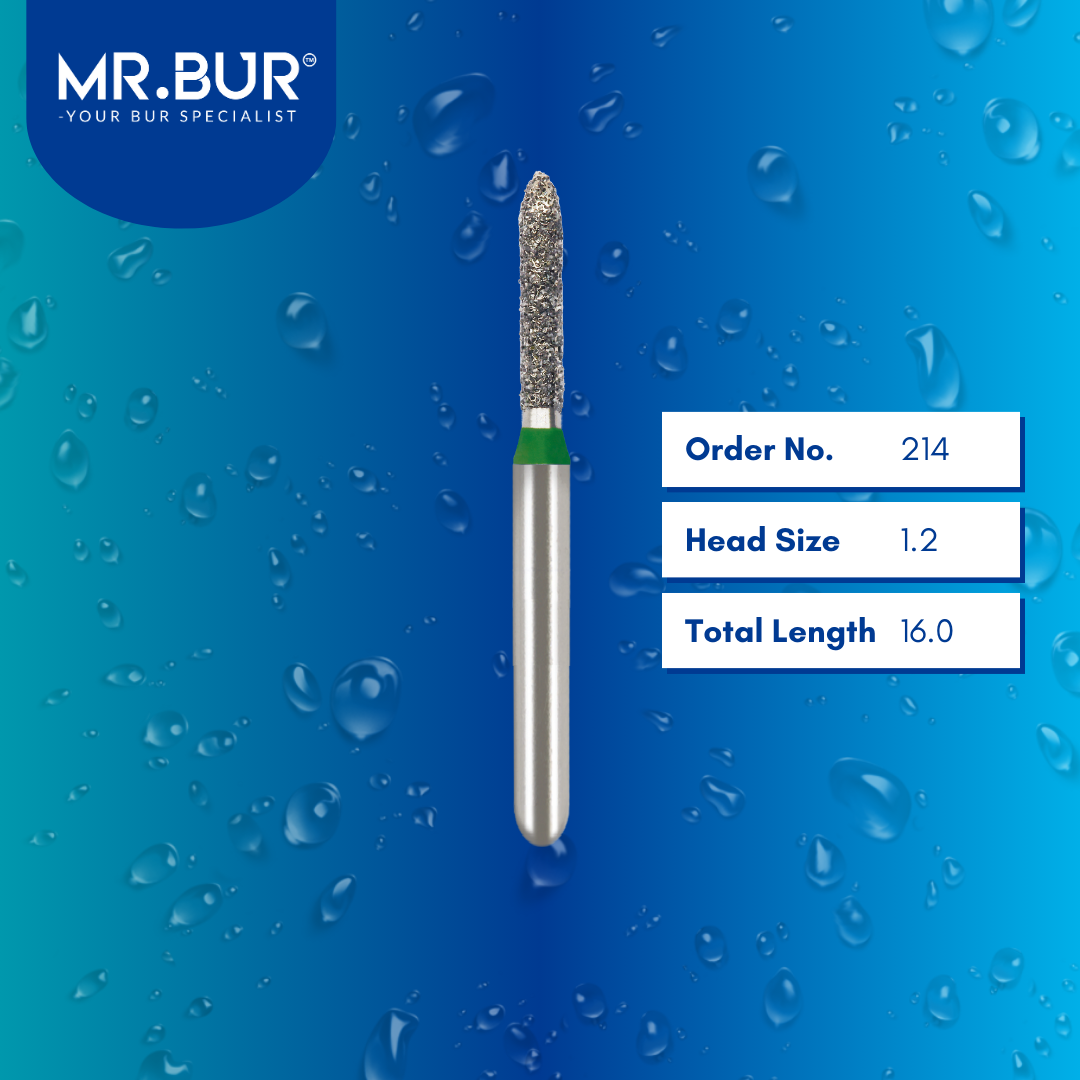 The Best Mini Straight Torpedo Coarse Diamond Bur FG | MR. BUR – Mr Bur