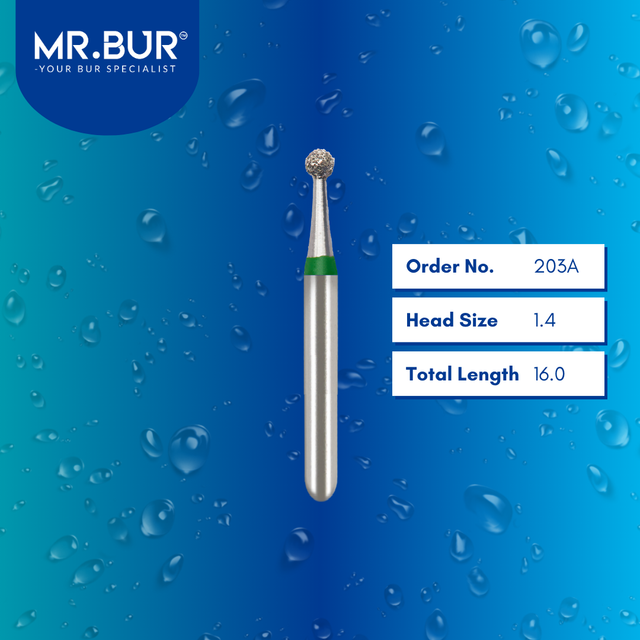 The Best Mini Round Ball Coarse Diamond Bur FG | MR. BUR – Mr Bur