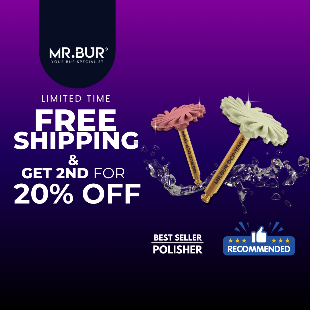 Best Diamond Polisher For Cosmetic Dentistry | 2 Steps to High Shine – Mr Bur