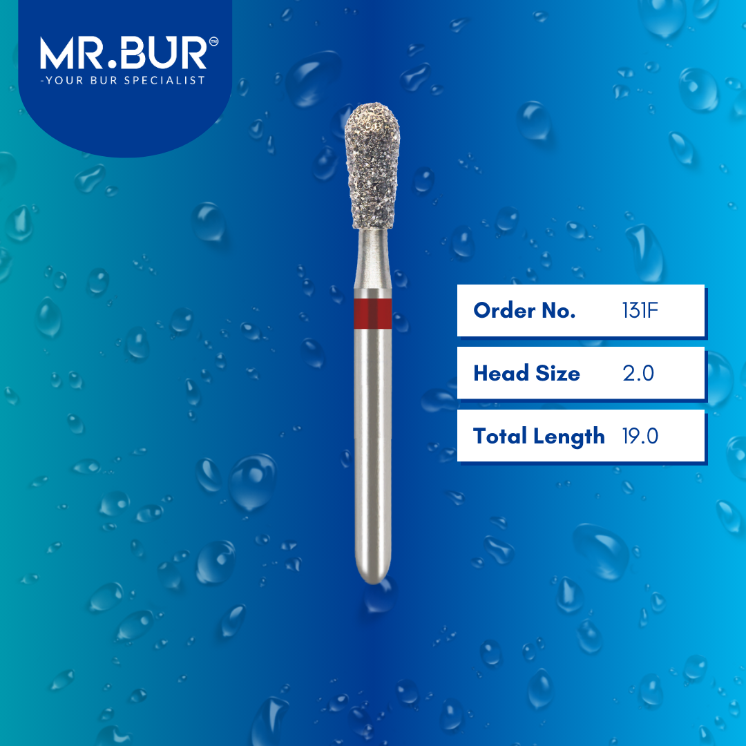 Fine Grit Pre-Polishing Pear Diamond Bur FG 30pcs | MR. BUR – Mr Bur