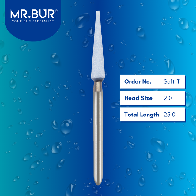 Mr. Bur Soft Tissue Trimming Ceramic Powder Bur FG in United States ...