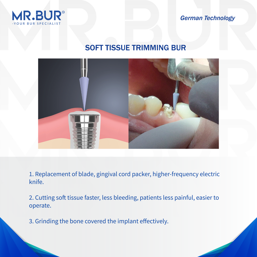 Best Soft Tissue Trimming Ceramic Powder Bur FG | MR.BUR – Mr Bur