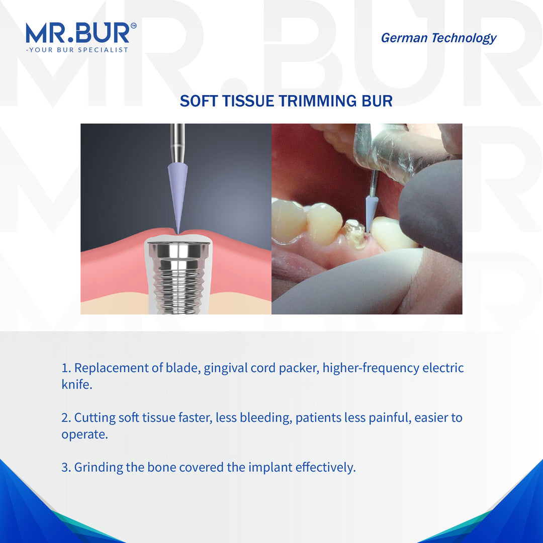 Soft T Soft Tissue Trimming Bur FG | MR. BUR – Mr Bur