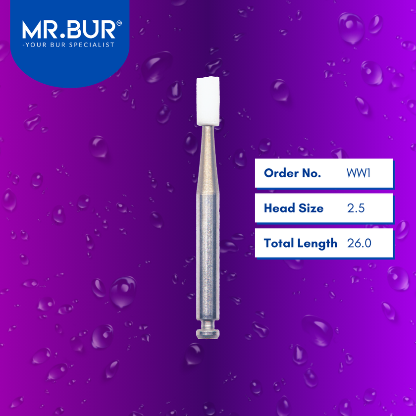 White Stone RA Polisher 5pcs | MR. BUR – Mr Bur