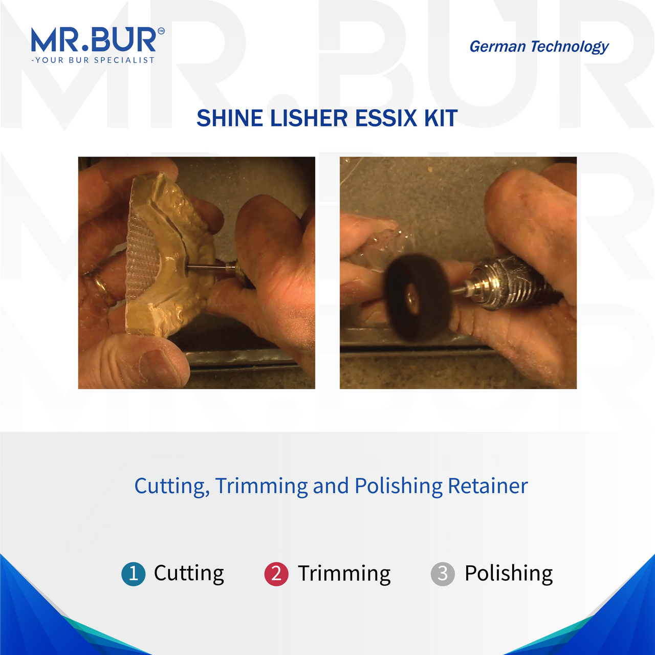 The Best Essix Retainer Contouring and Polishing Kit HP | MR. BUR – Mr Bur