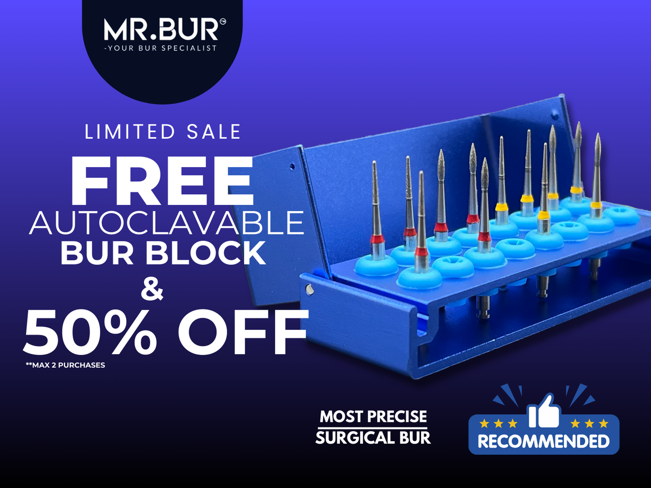 #1 Best Dental Burs Supplier | Mr Bur