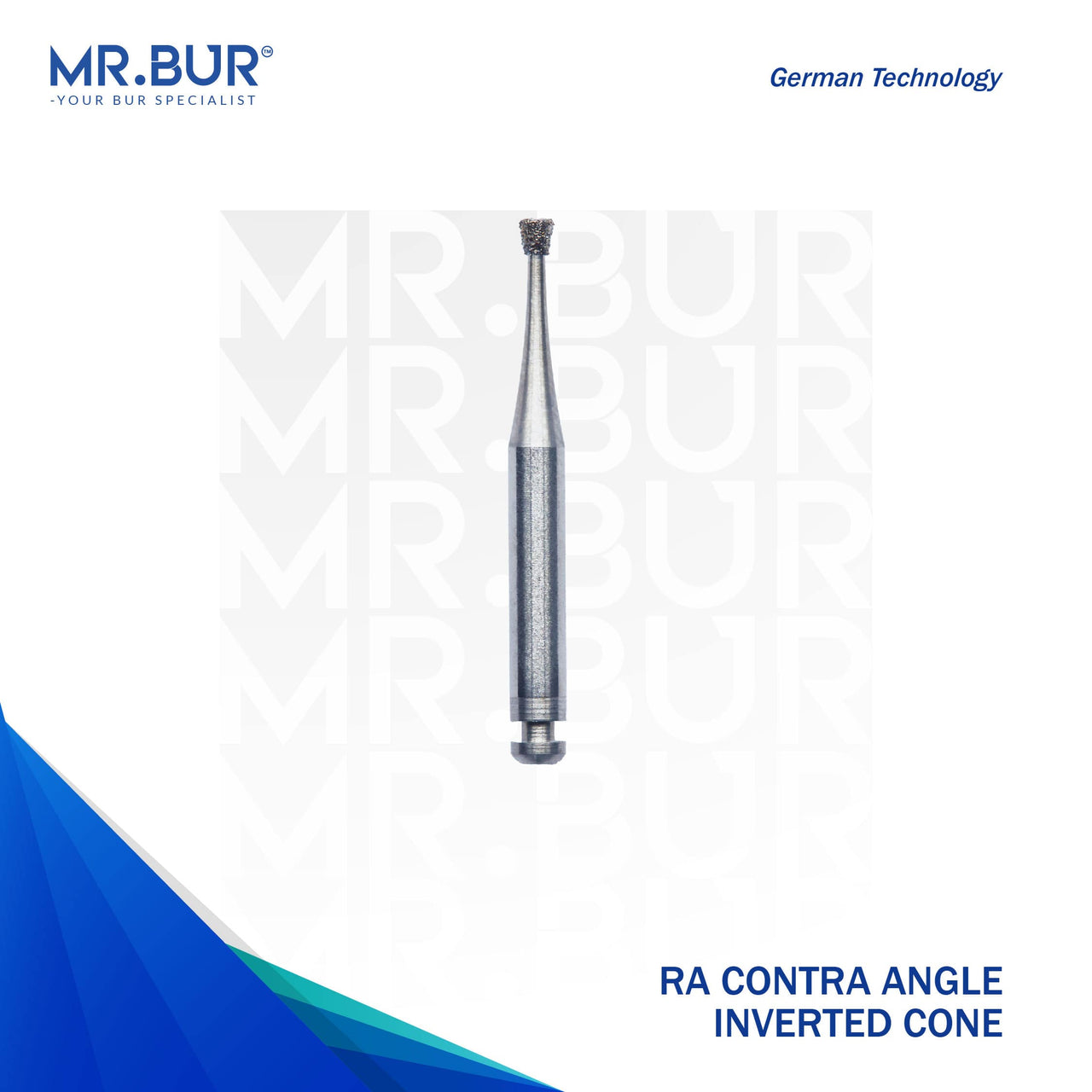 Contra Angle Inverted Cone Diamond Bur RA | MR. BUR – Mr Bur