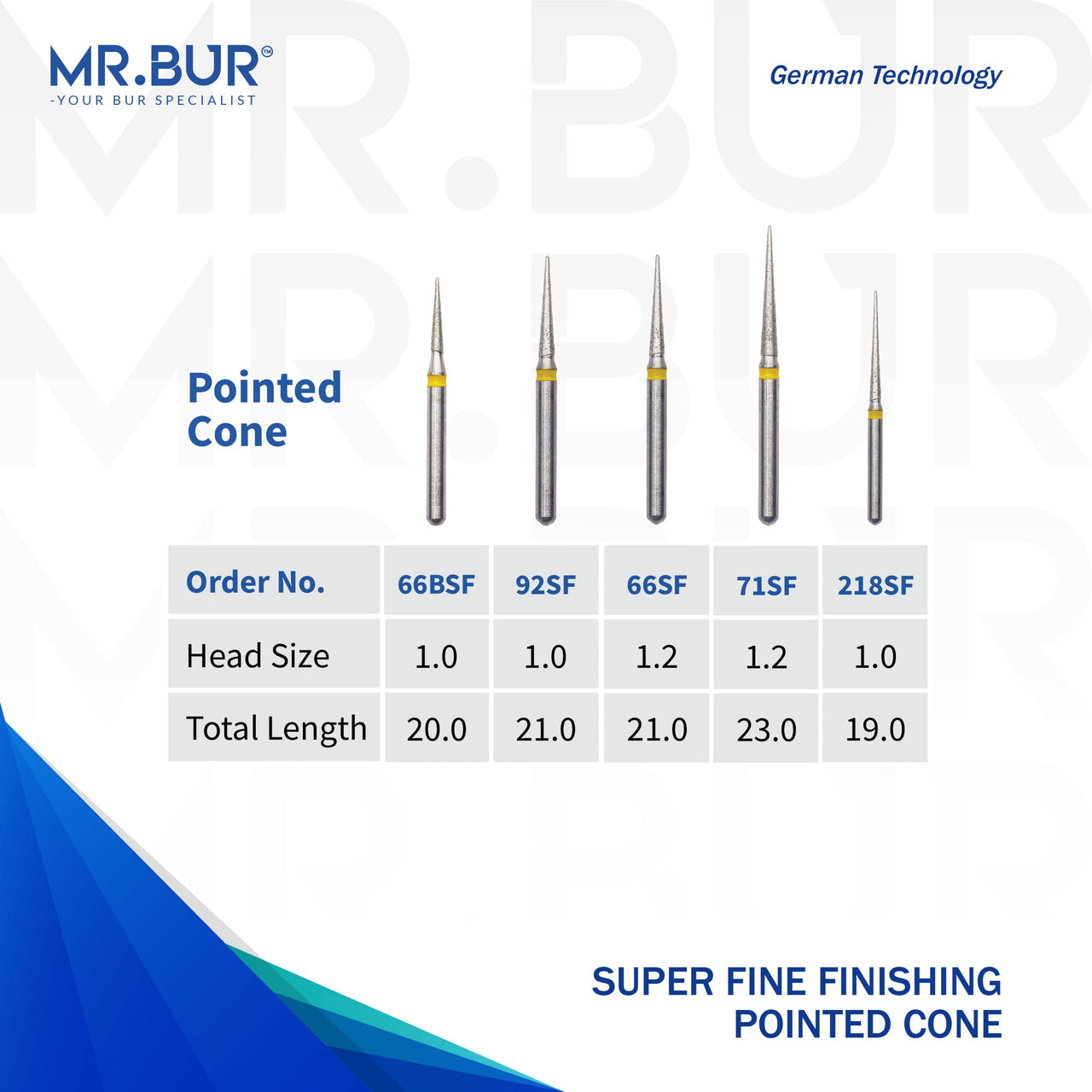 The Best Super Fine Finishing Round Diamond Bur FG | MR. BUR – Mr Bur