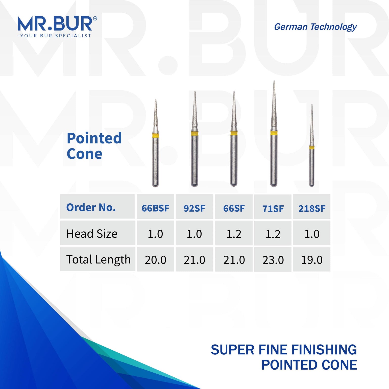 The Best Super Fine Finishing Round Diamond Bur FG | MR. BUR – Mr Bur