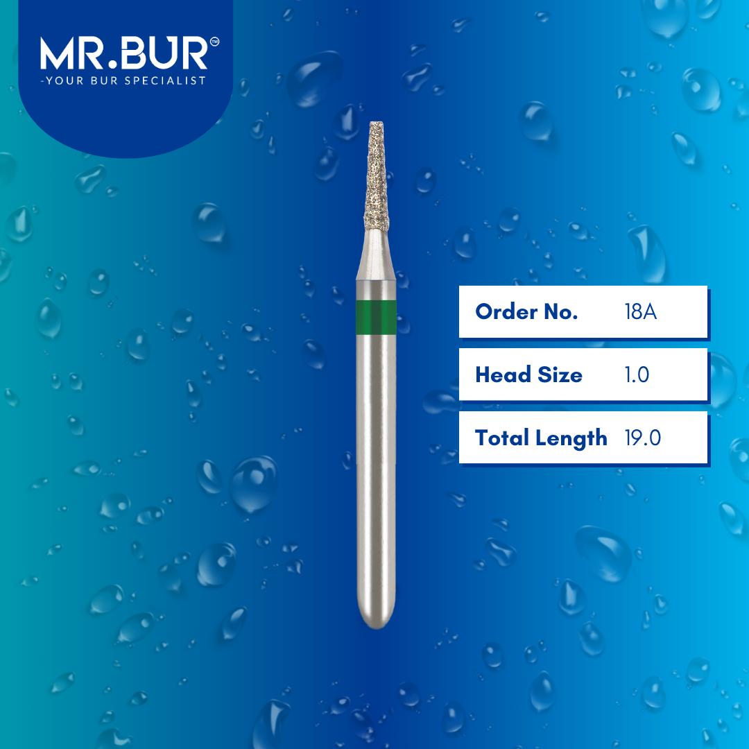 The Best Taper Flat End Coarse Diamond Bur FG | MR. BUR – Mr Bur