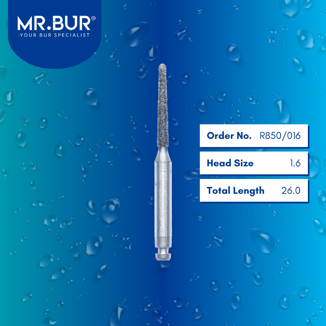 The Best Contra Angle Taper Round End Diamond Bur RA 30pcs | MR. BUR ...