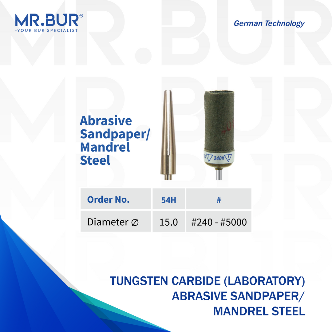 The Best Abrasive Sandpaper and Mandrel Dental Laboratory Bur | MR. BUR ...