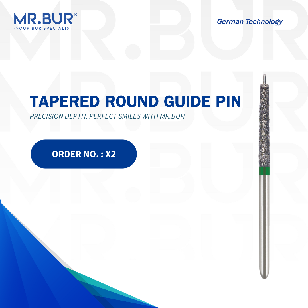 The Best Guide Pin Coarse Diamond Bur FG For Crown Preparation | MR ...