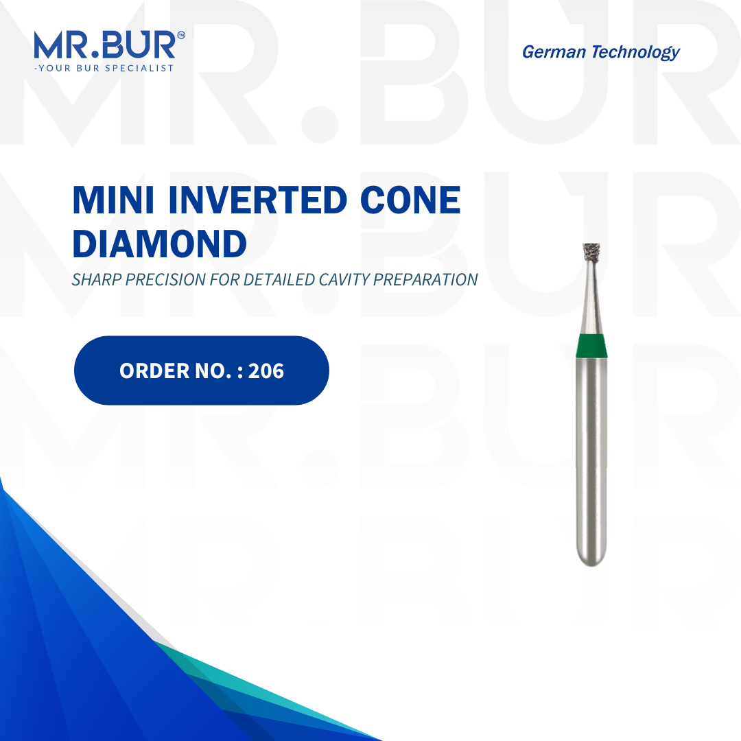 The Best Mini Inverted Cone Coarse Diamond Bur FG 30pcs | MR. BUR – Mr Bur