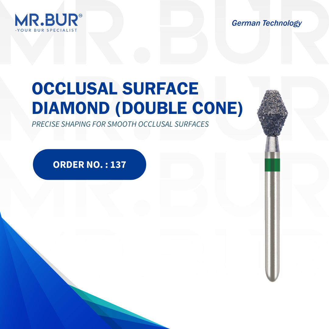 Best Occlusal Surface Double Cone Diamond Bur FG 5pcs | MR. BUR – Mr Bur