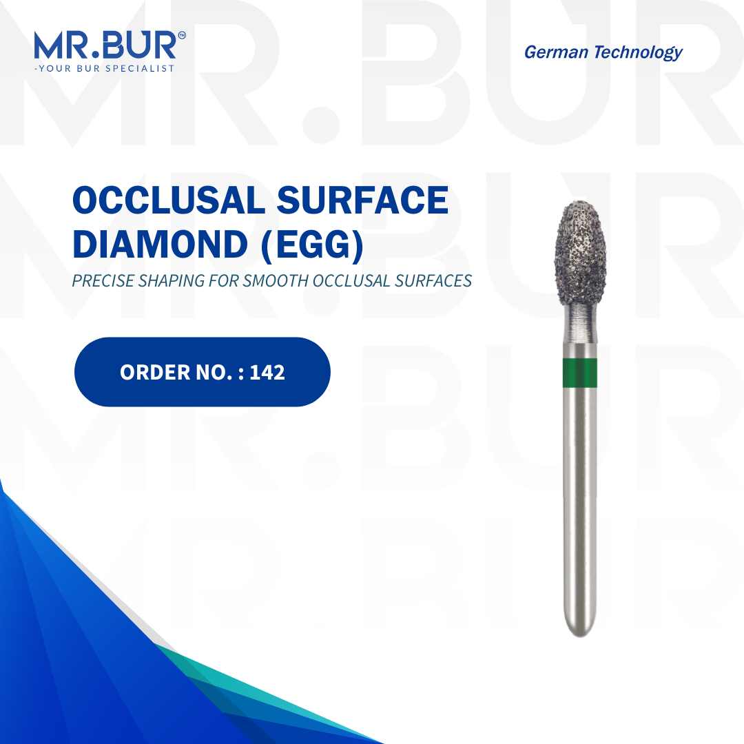 Occlusal Surface Reduction Series Coarse Diamond Bur FG 5pcs | MR. BUR ...