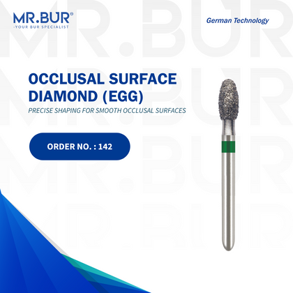 Occlusal Surface Reduction Series Coarse Diamond Bur FG 5pcs | MR. BUR ...