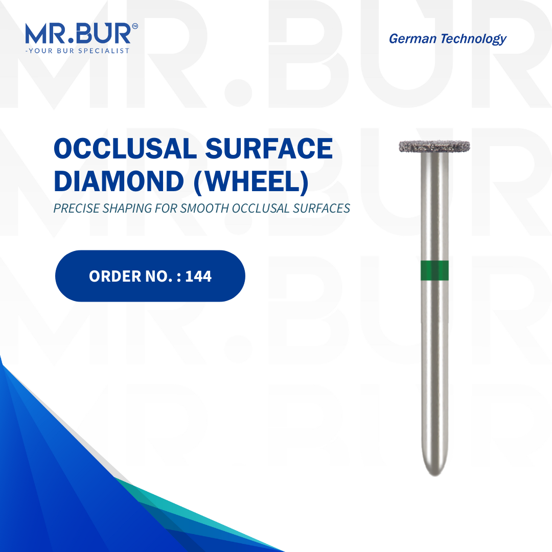 Occlusal Surface Reduction Wheel Coarse Diamond Bur FG 5pcs | MR. BUR ...