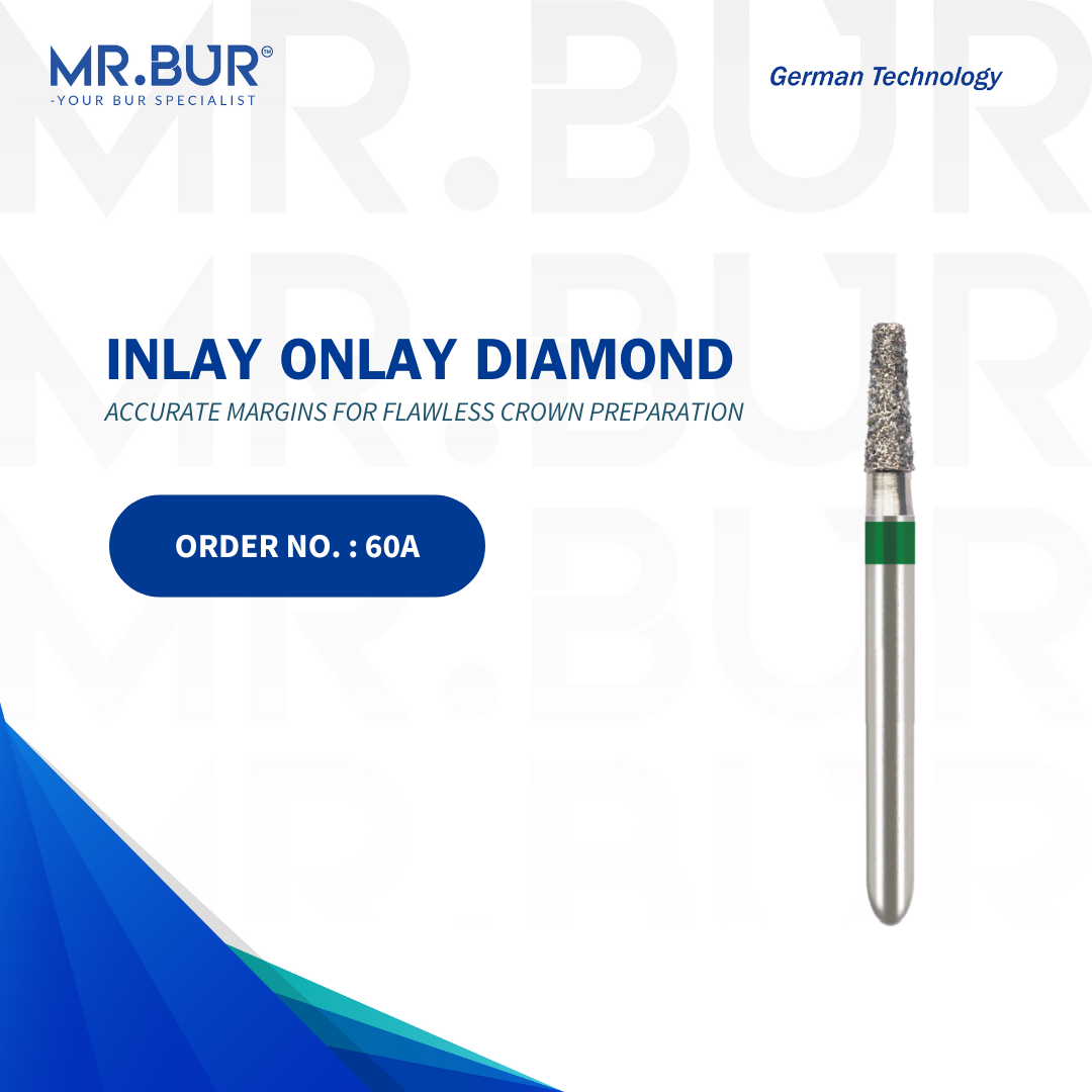 Best Taper Flat End Coarse Inlay Onlay Diamond Bur FG 5pcs | MR. BUR ...