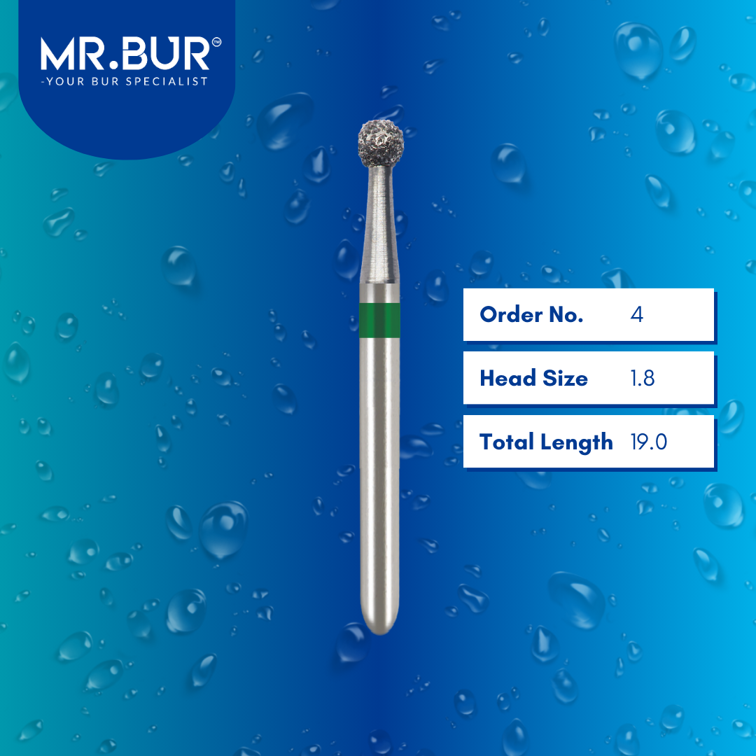 The Best Round Ball Coarse Diamond Bur FG | MR. BUR – Mr Bur
