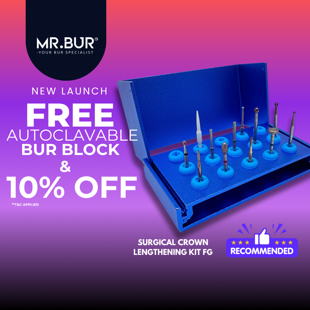 Best Surgical Crown Lengthening Kit FG for Periodontics – Mr Bur